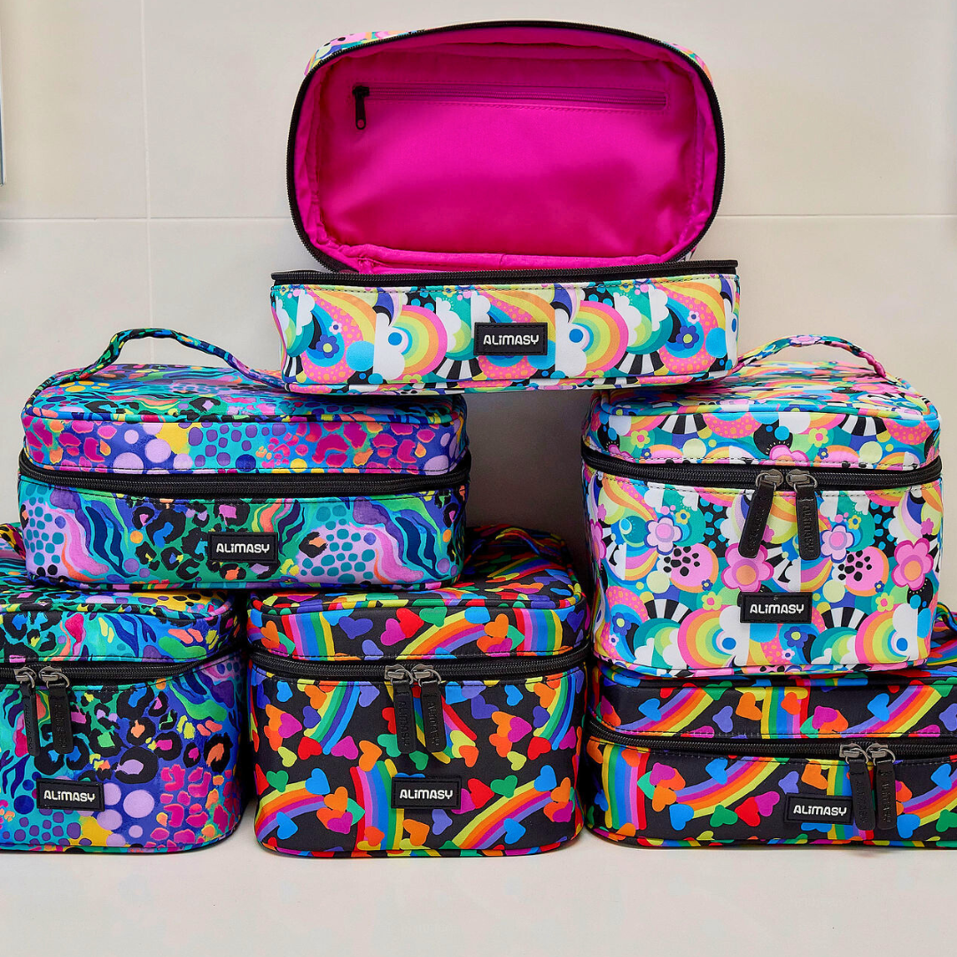 Toiletry & Makeup Bags for women for use at home and away travelling – Alimasy