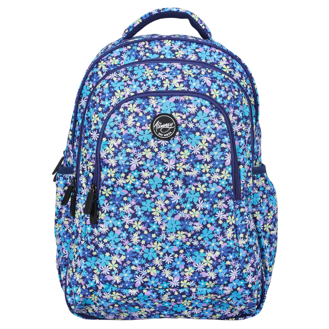 Ditsy Daisy Large Kids Backpack - Floral High Quality School bag – Alimasy