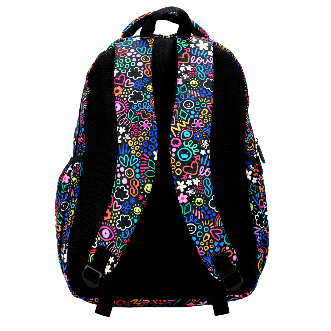 Doodle Large Kids Backpack - Spacious High Quality School bag – Alimasy