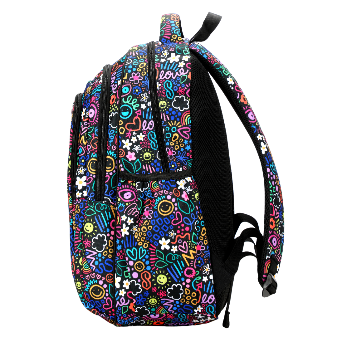 Doodle Large Kids Backpack - Spacious High Quality School bag – Alimasy