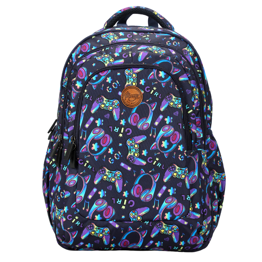High School Backpacks, Plain Black & Patterned High School Bags – Alimasy