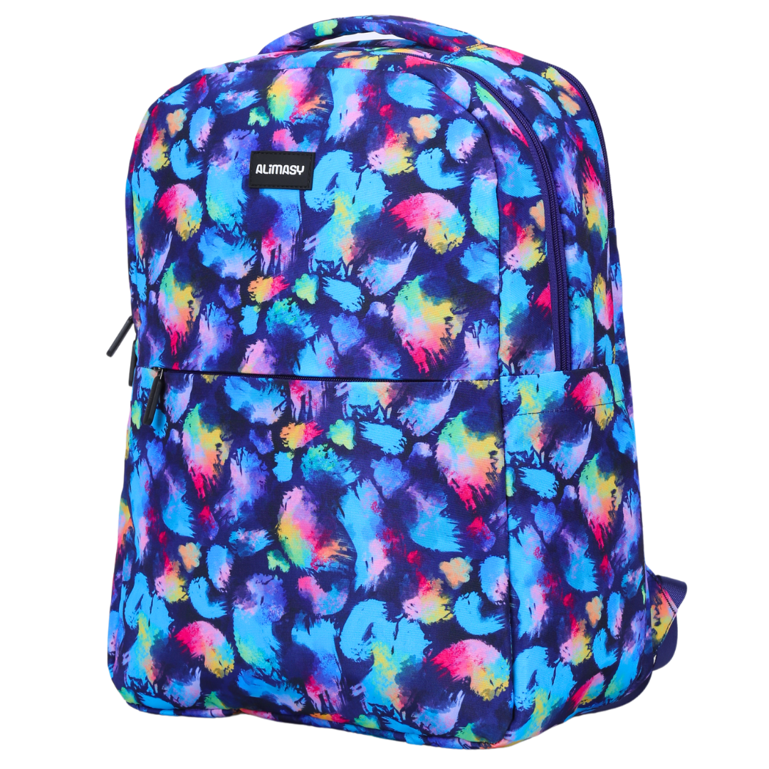 Rainbow Splatter Laptop Backpack | Laptop Bag | Kasey Rainbow – Alimasy