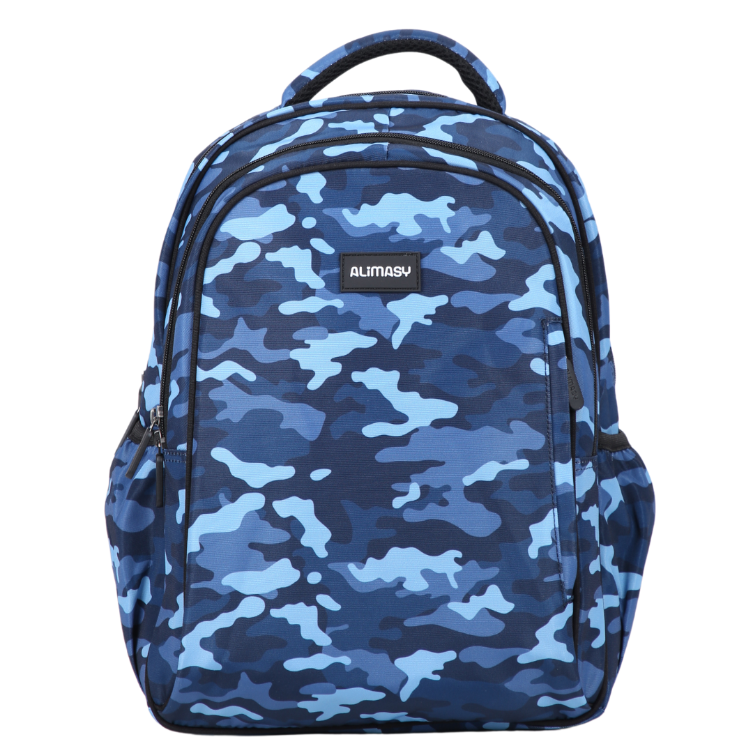 Blue Camouflage Kids Backpack | Waterproof Kids School Backpack – Alimasy