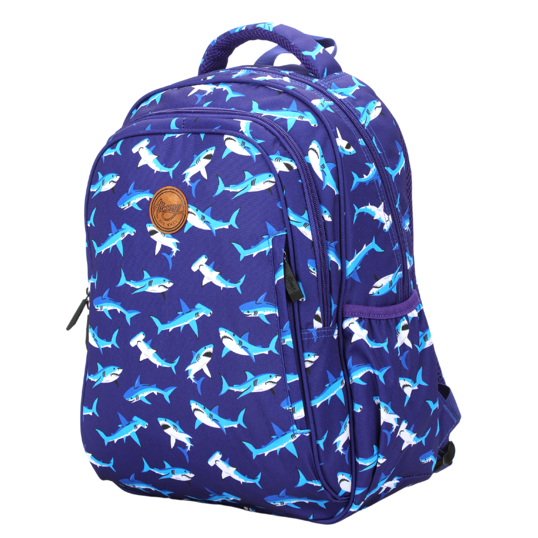 Sharks Midsize Kids Backpack | Waterproof Kids School Backpack – Alimasy