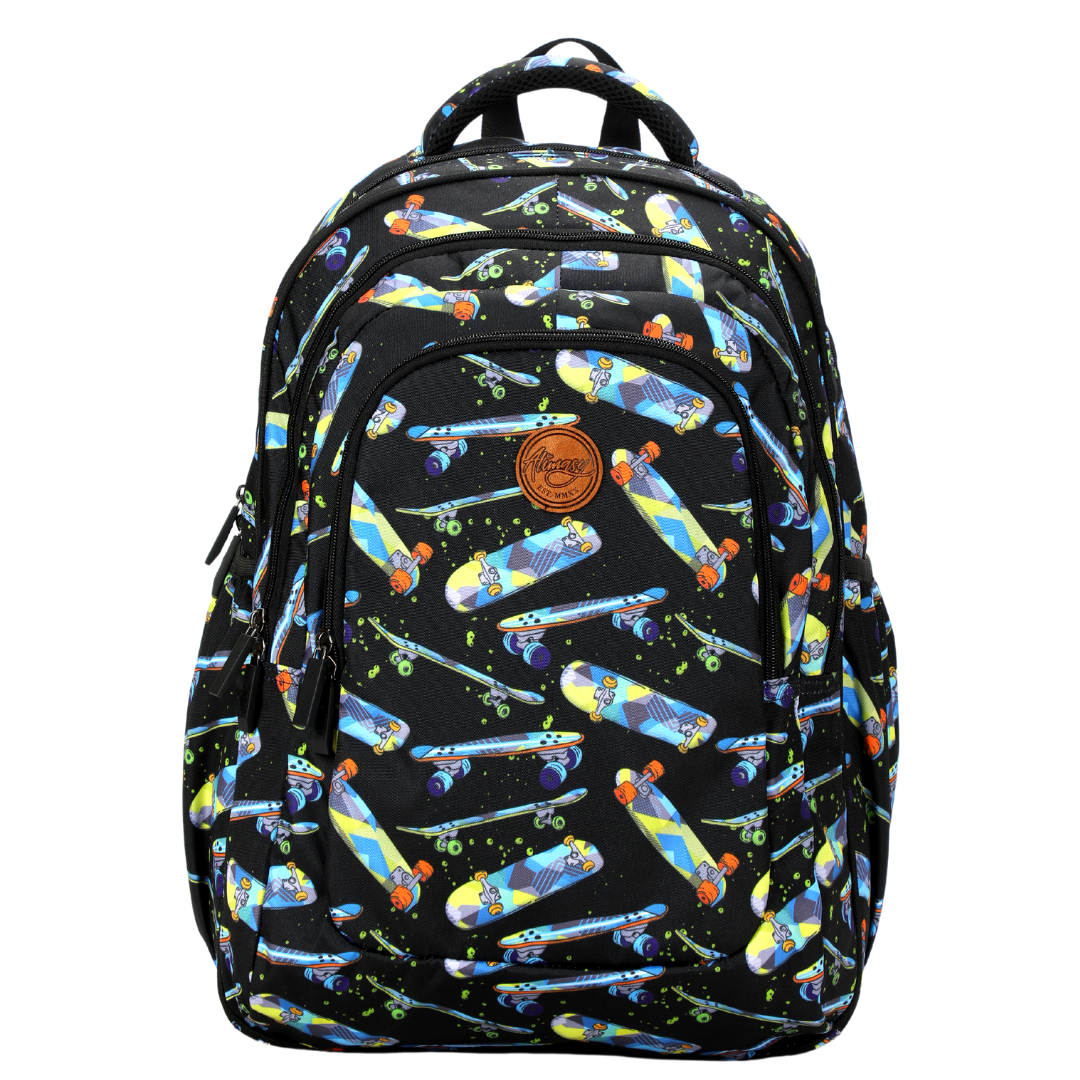 High School Backpacks, Plain Black & Patterned High School Bags – Alimasy